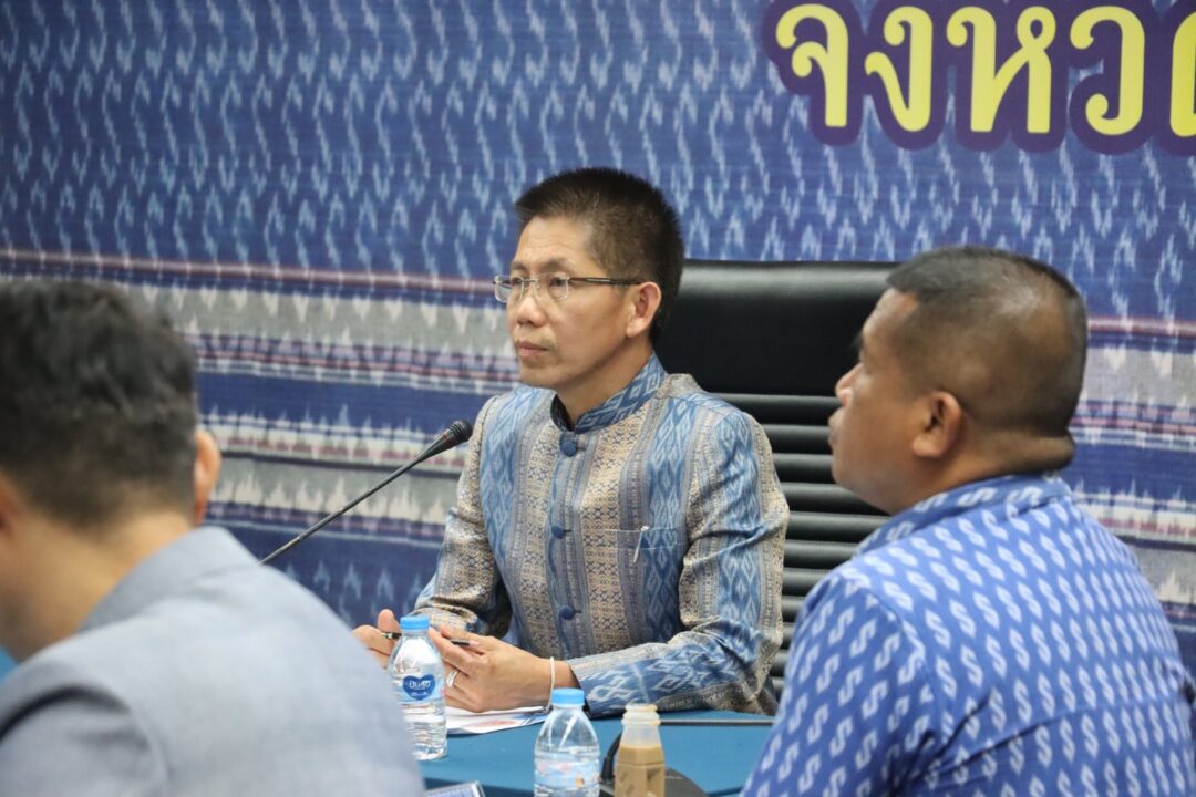 ร่วมประชุมหารือเตรียมพร้อม ในการจัดงานแถลงข่าว การขุดพบจระเข้สายพันธุ์ ...